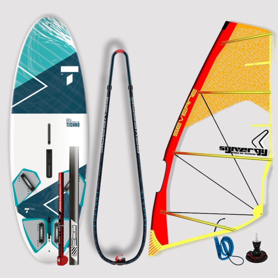 סט גלישת רוח מלא Tahe Techno 160D + Severne Synergy | פריגל - חנות גלישה